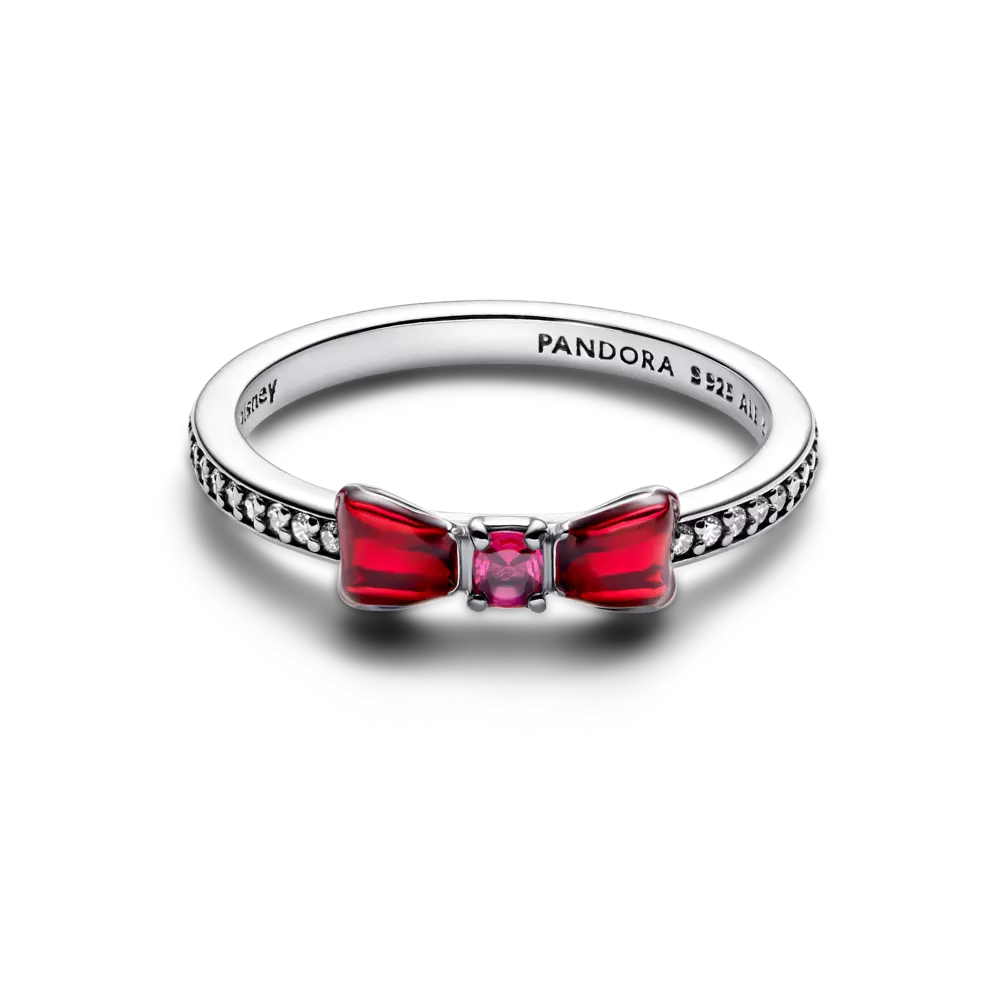 PANDORA Anel Laço Branca de Neve Princesas Disney 193652C01-54 ...