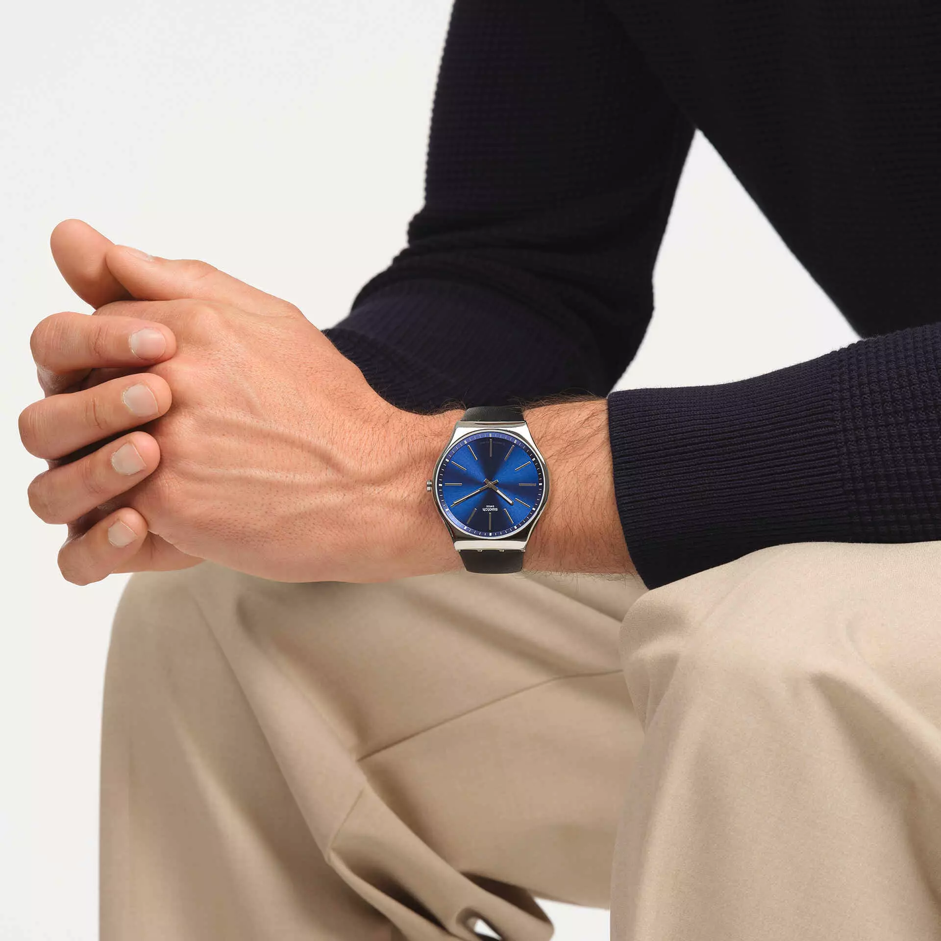 Swatch FORMAL BLUE 42 (Ref. SS07S125) | Marcolino Link